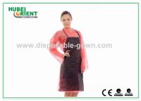 China Oil Prevention Single Use Nonwoven Apron Without Sleeves for sale
