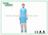 China Odorless Non Irritating Free Size Single Use PE Apron for sale