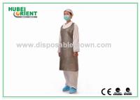 China Eco-friendly Blue Disposable Use Plastic Aprons With Embossed Or Smooth Surface For Factory for sale
