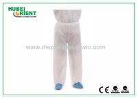 China White Soft Nonwoven Polypropylene Disposable Trousers Non Toxic for sale