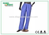 China Anti Dust Breathable Long Disposable Pants PP Nonwoven for Hotels for sale