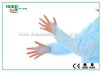 China Anti Bacterial CPE Disposable Gowns With Thumb Cuffs for sale