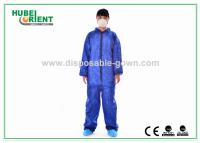 China Sanitary Non Irritating 22gsm Disposable SMS Coverall for sale