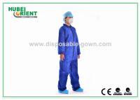 China Light-Weight Waterproof Withour Hood And Feetcover Disposable Coveralls With CE ISO Approved for sale