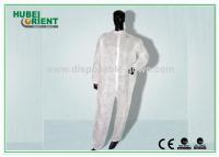 China Anti Virus Disposable Coverall Apparel Adults Non-Woven Safety Protective Clothing for sale