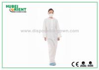 China Long Sleeve Disposable Coveralls For Factory/Disposable PP/MP/SMS Coverall Without Hood And Feetcover for sale