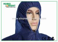 China Disposable Coveralls Waterproof Nonwoven/SMS/MP Safety Working Suit With Hood And Feetcover for sale