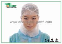 China Dust Proof Disposable 20gsm Non Woven Hood With Neck Protection for sale