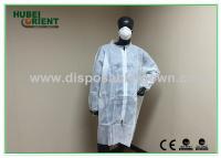 China Colored with Zip Closure Medical use Lab Coats For Workers/Lightweight Lab Protective Clothing for sale