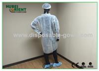 China OEM Breathable Disposable Lab Coats With Velcros Closure/customized lab coat with different style collar for sale