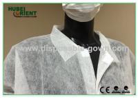 China Light Weight Custom Weight And Size Disposable Lab Coats For Factory/Workshop for sale