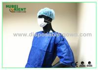 China Short Sleeve Lab Coats For Women Nonreusable Inpatient Disposable Robe for sale
