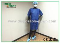 China CE MDR Polypropylene Nonwoven Disposable Patient Gown Without Sleeves for sale