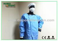 China Sterile Ultrasonic Disposable Surgical Gowns With Knitted Wrist For Operation for sale