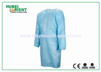China 18g/M2 Polypropylene Disposable Isolation Gowns With Elastic Wrist for sale