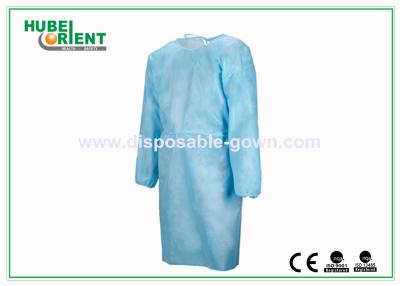 China 18g/M2 Polypropylene Disposable Isolation Gowns With Elastic Wrist for sale