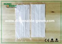 China Anti Dust Clean Room Blue Disposable PU Band Face Mask 23 cm XL for sale