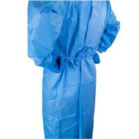 China Disposable Doctor SMS Surgical Gown With Knitted Wrist For Hospital for sale