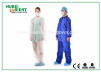China Light Surgical Disposable Coveralls Non-Woven/Microporous Fabric/SMS Material Without Hood And Feetcovet for sale
