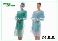 China Hydrophilic PP PE Disposable Isolation Gowns For Hospital for sale