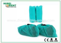 China Blue White Green Color Breathable Disposable Non-Woven Shoe Cover for keep clean for sale
