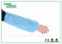 China Non-Woven 18 Inches Protective Disposable Arm Sleeves/Comfortable Oil-Proof oversleeves for sale