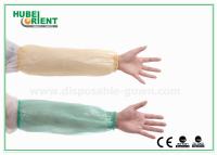 China Various Color Waterproof Disposable PE Oversleeves For Protect Arm And Prevent Pollution for sale