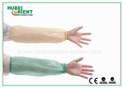 China Various Color Waterproof Disposable PE Oversleeves For Protect Arm And Prevent Pollution for sale