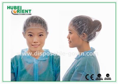 China Single Elastic Nonwoven Polypropylene Disposable Bouffant Cap for sale