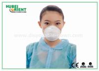 China White / Blue PP disposable Dust Mask Single Headband , Eco friendly for sale