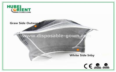 China Anti Dust 4 Ply Disposable Active Carbon Earloop Face Mask for sale