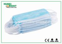 China EN14683 9x18cm 3 Ply Disposable Face Mask With Ear Loop for sale