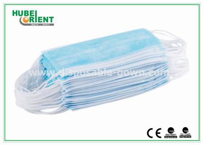 China EN14683 9x18cm 3 Ply Disposable Face Mask With Ear Loop for sale