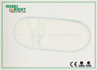 China Open Toe disposable hotel slippers , General Salon disposable shower slippers for sale