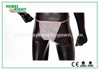 China Soft Nonwoven Ladies Disposable T Back Panty for Salons , Tanning Centers and Massages for sale