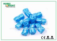 China Laboratory Blue 3.2g Disposable Shoe Covers/Plastic Disposable Foot Covers Indoor for sale
