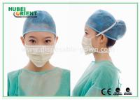 China 17.5x9.5cm Polypropylene Meltblown Tie On Medical Face Mask for sale
