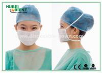 China Non Reusable Breathable Double Ties Nonwoven Face Mask for sale