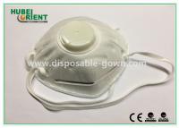 China Soft NOISH N95 FFP3 Cone Dust Face Mask with Valve , Soft polypropylene for sale