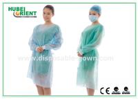 China Polypropylene Disposable Isolation Gowns With Elastic Wrist for sale