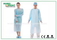 China Medical Disposable Protective CPE Gown With Thumb Cuffs for sale