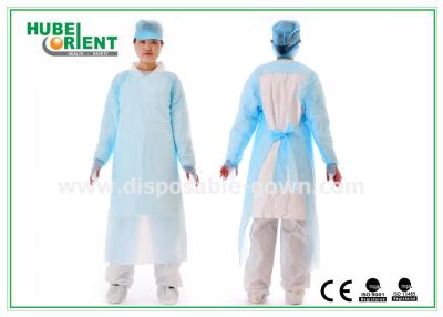 China Lightweight Non Stimulating Protective Disposable CPE Gown for sale