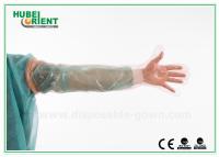China LDPE Disposable Plastic Arm Sleeves For Slaughtering / Food Processing , Eco - Friendly for sale
