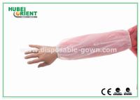 China Non Irritating Disposable PE Plastic Oversleeves for sale