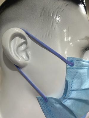 China Disposable Adult Protective Face Mask With Colored Earloop Cute Pattern Green Or Blue for sale