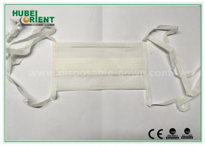 China Non Stimulating Nonwoven Disposable Tie On Face Mask for sale