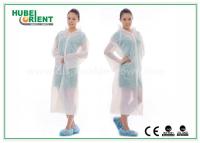 China Waterproof Protective Disposable Medical Gowns / PE Hospital Gowns For Women for sale
