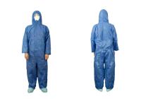 China CE Type5/6 SMMS Disposable Coverall Anti Static Breathable PPE Clothing for sale