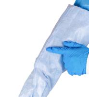 China Hospital Use Disposable SMS Surgical Gown With Reinforced Material Prevent Liquid/Blood for sale