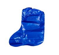 China Disposable Use Transparent Or Colored PE Boot Cover Waterproof Anti Slip for Adult for sale